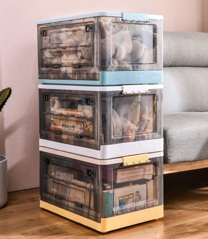 50L Foldable Big Storage Box [HEAVY DUTY], Furniture & Home Living ...