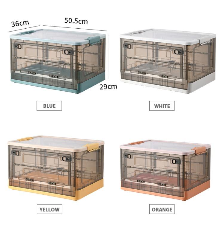 50L Foldable Big Storage Box [HEAVY DUTY], Furniture & Home Living ...