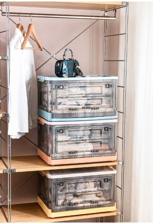 50L Foldable Big Storage Box [HEAVY DUTY], Furniture & Home Living ...