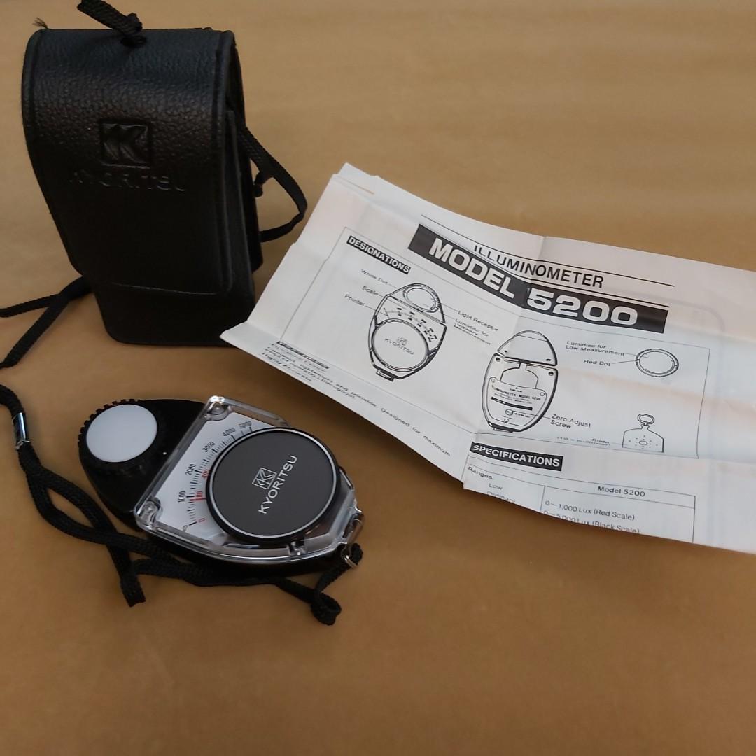 日本製造 KYORITSU ILLUMINOMETER MODEL 5200 度光器, 攝影器材, 攝影配件, 燈光及Studio設備 ...