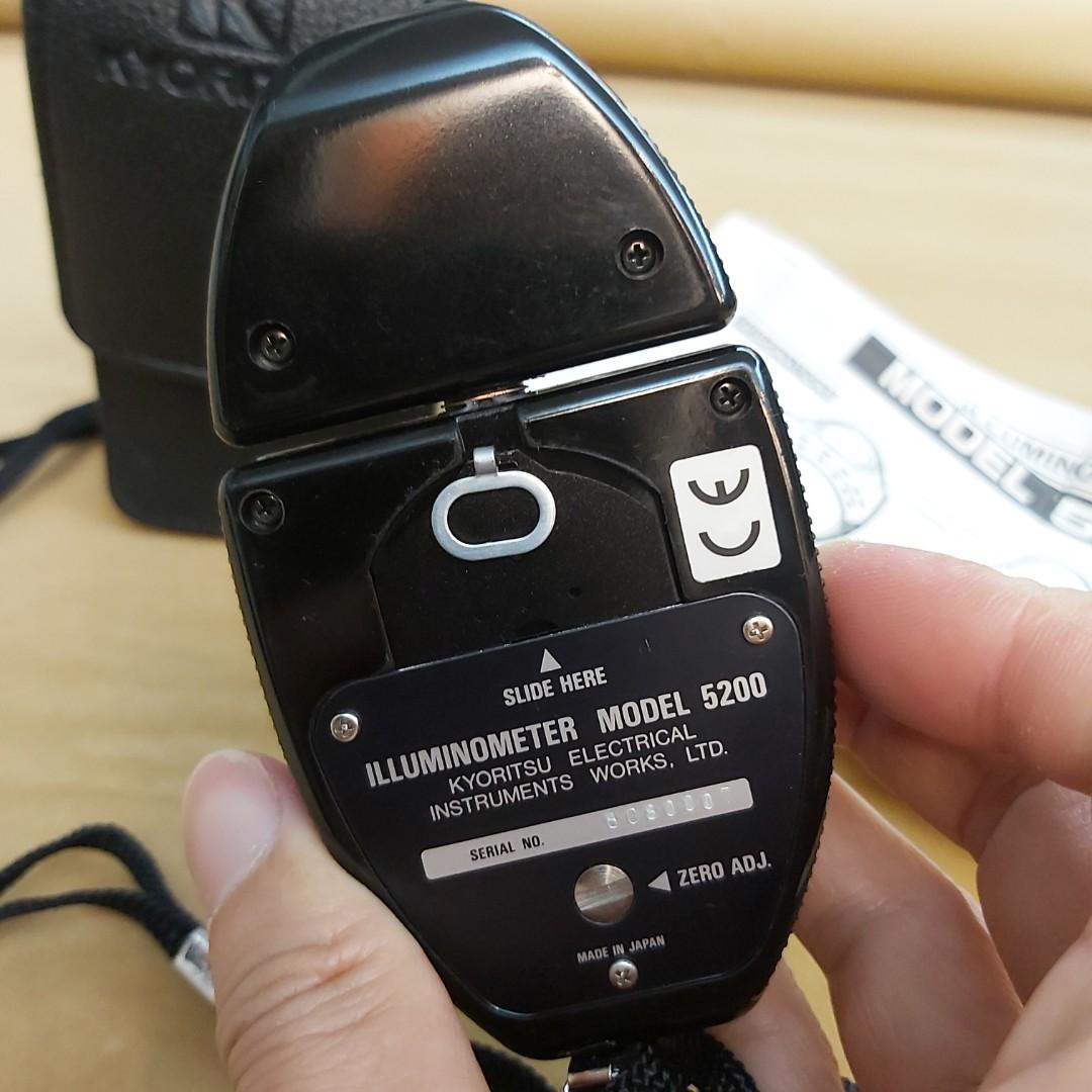 日本製造 KYORITSU ILLUMINOMETER MODEL 5200 度光器, 攝影器材, 攝影配件, 燈光及Studio設備 ...
