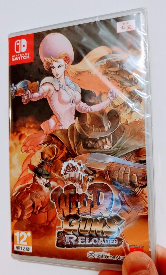 全新 Nintendo Switch game Wild Guns Reloaded 中文版 經典 復刻 加強版, 電子遊戲, 電子遊戲 ...