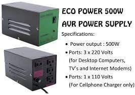 AVR ECO Power 500Watts, Computers & Tech, Parts & Accessories, Other ...