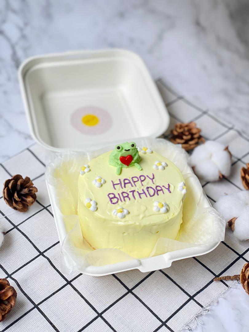 Bento Cake - Frog Design, Food & Drinks, Homemade Bakes on Carousell