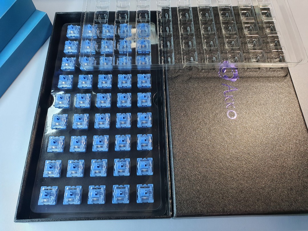 (Brand New) Akko Switches - Ocean Blue (Tactile), Computers & Tech ...