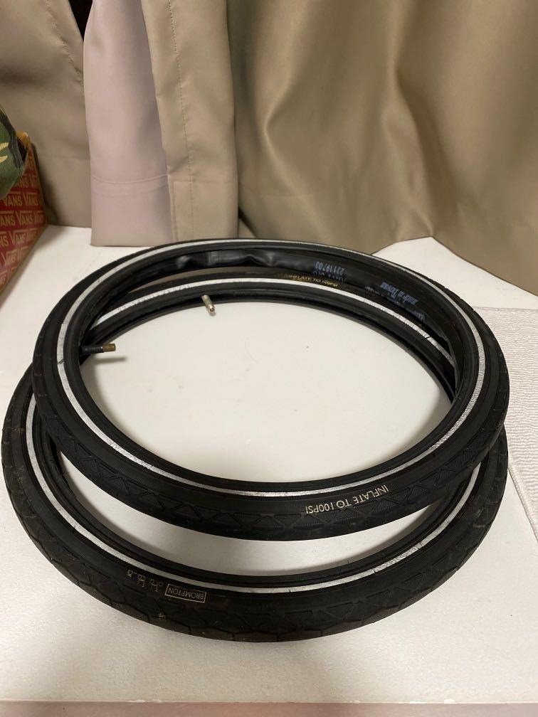 Brompton Original tires, Sports Equipment, Bicycles & Parts, Parts ...