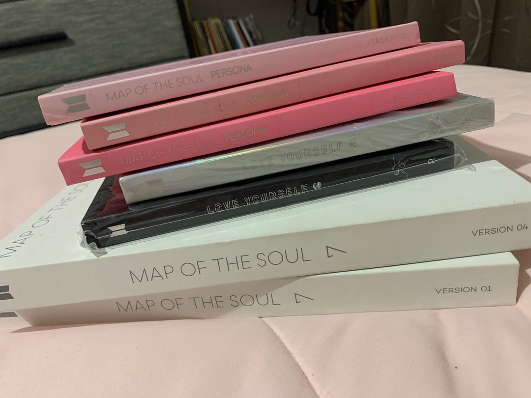 BTS Unsealed Albums Persona, LY Answer, LY Tear, MOTS 7, HYYH pt 2 ...