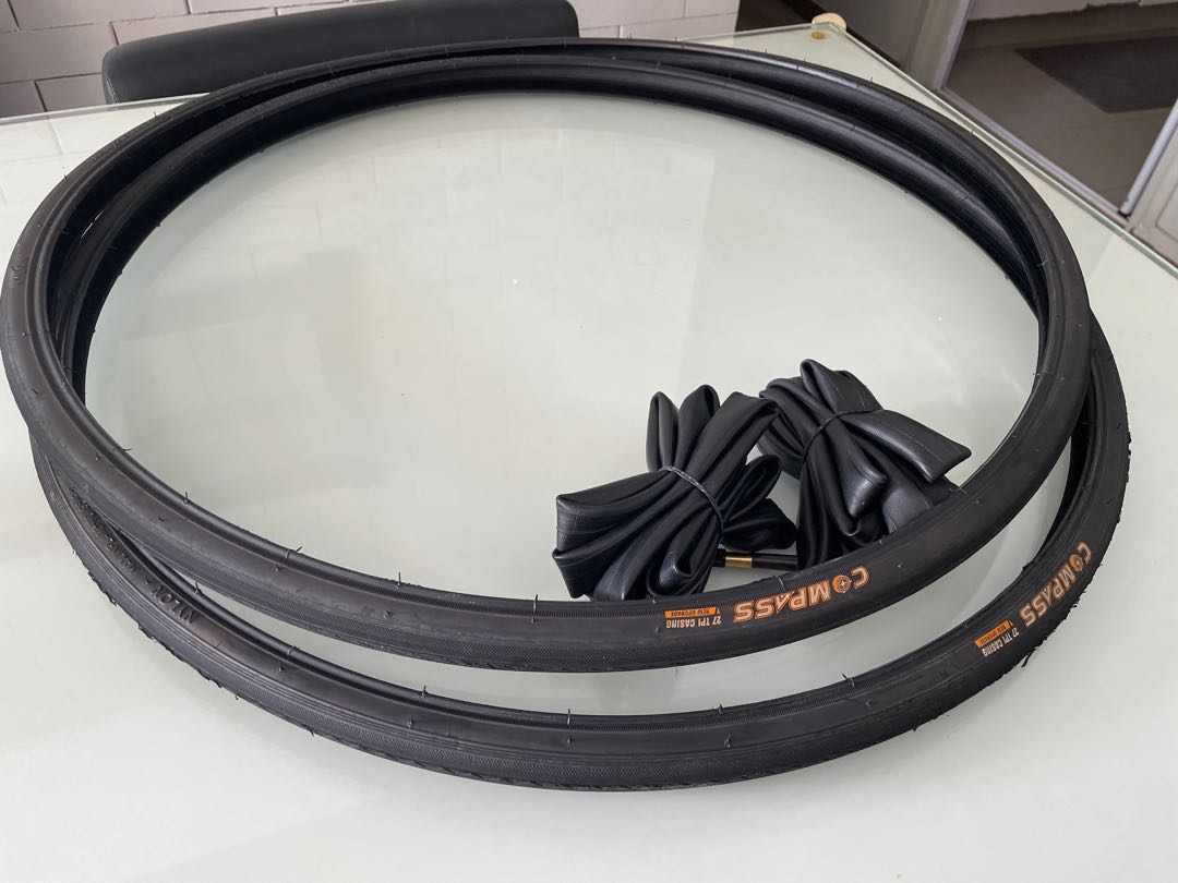 Compass 700x25c tires and tubes, Sports Equipment, Bicycles & Parts ...