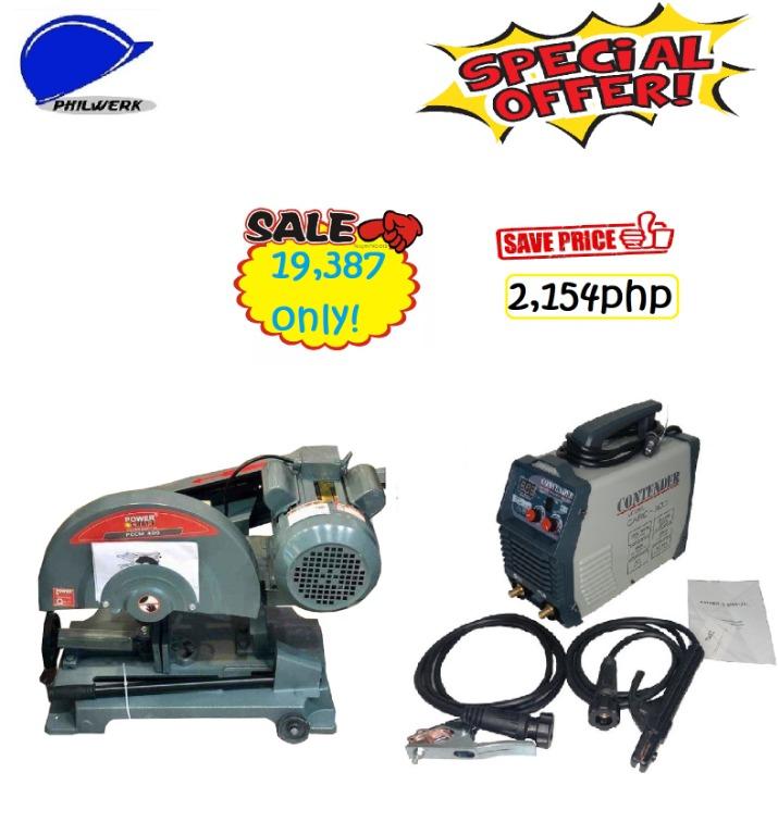 Contender DC Arc Welding Machine CARC-300 and PowerCraft Belt Driven ...