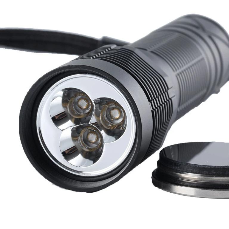 Convoy S12 Triple LED UV Flashlight, Sports Equipment, Hiking & Camping ...