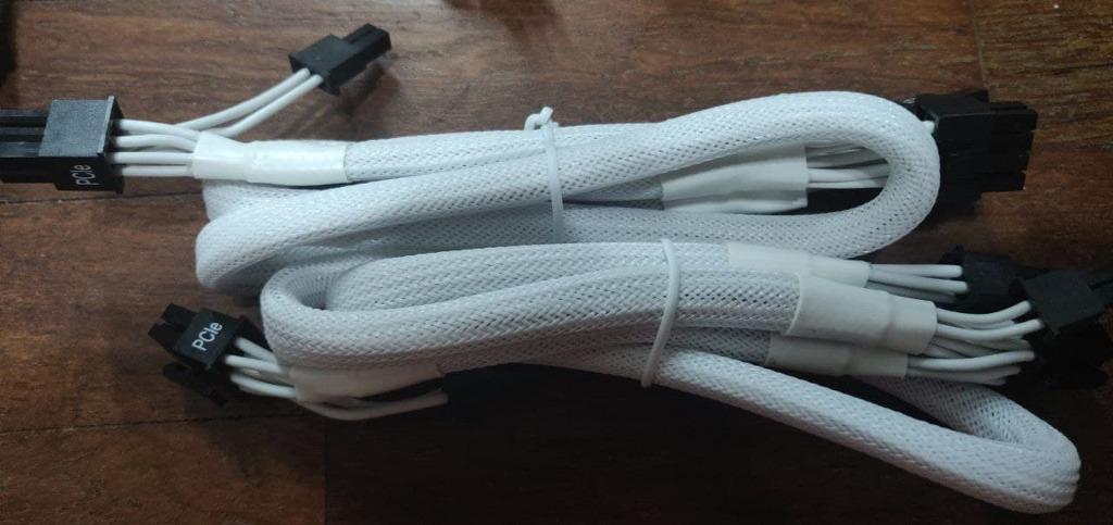 Corsair white PSU cables, Computers & Tech, Parts & Accessories ...