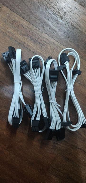 Corsair white PSU cables, Computers & Tech, Parts & Accessories ...