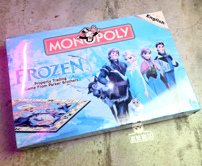 「Disney Frozen 冰雪奇緣 monopoly 大富翁 桌遊 @公雞漢堡」, 書籍、休閒與玩具, 玩具、公仔、桌遊在旋轉拍賣