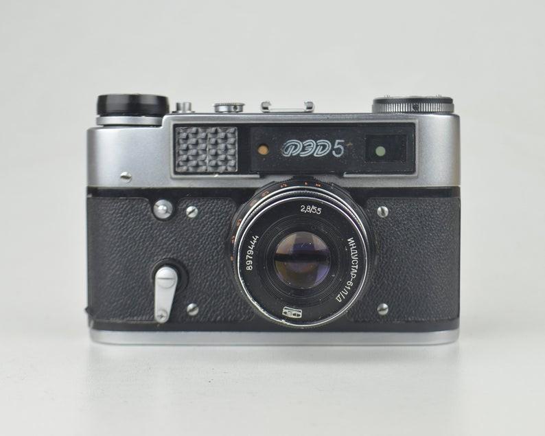 Fed 5 Soviet rangefinder, Photography, Cameras on Carousell
