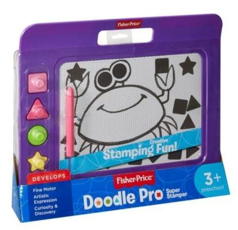 FISHER PRICE Doodle Pro Magnetic Drawing Slate Screen Slim Shape ...