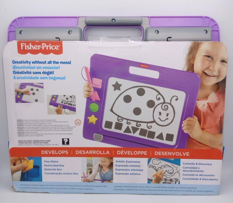 FISHER PRICE Doodle Pro Magnetic Drawing Slate Screen Slim Shape ...