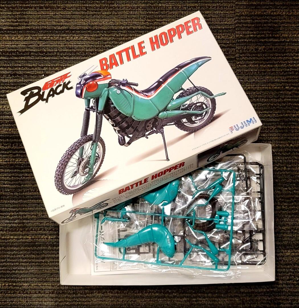 Fujimi - 全新 1/12 model kit - Kamen Rider Black (battle hopper) 幪面超人 黑日 ...