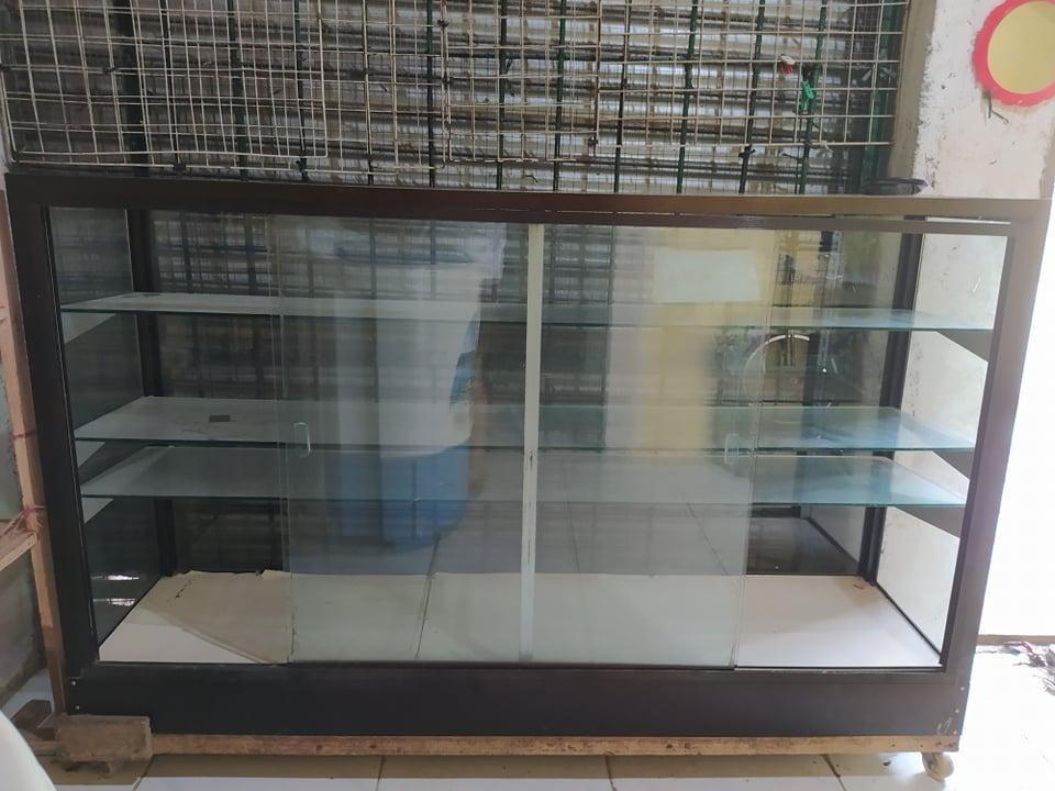 GLASS STANDEE CABINET, Furniture & Home Living, Furniture, Shelves ...