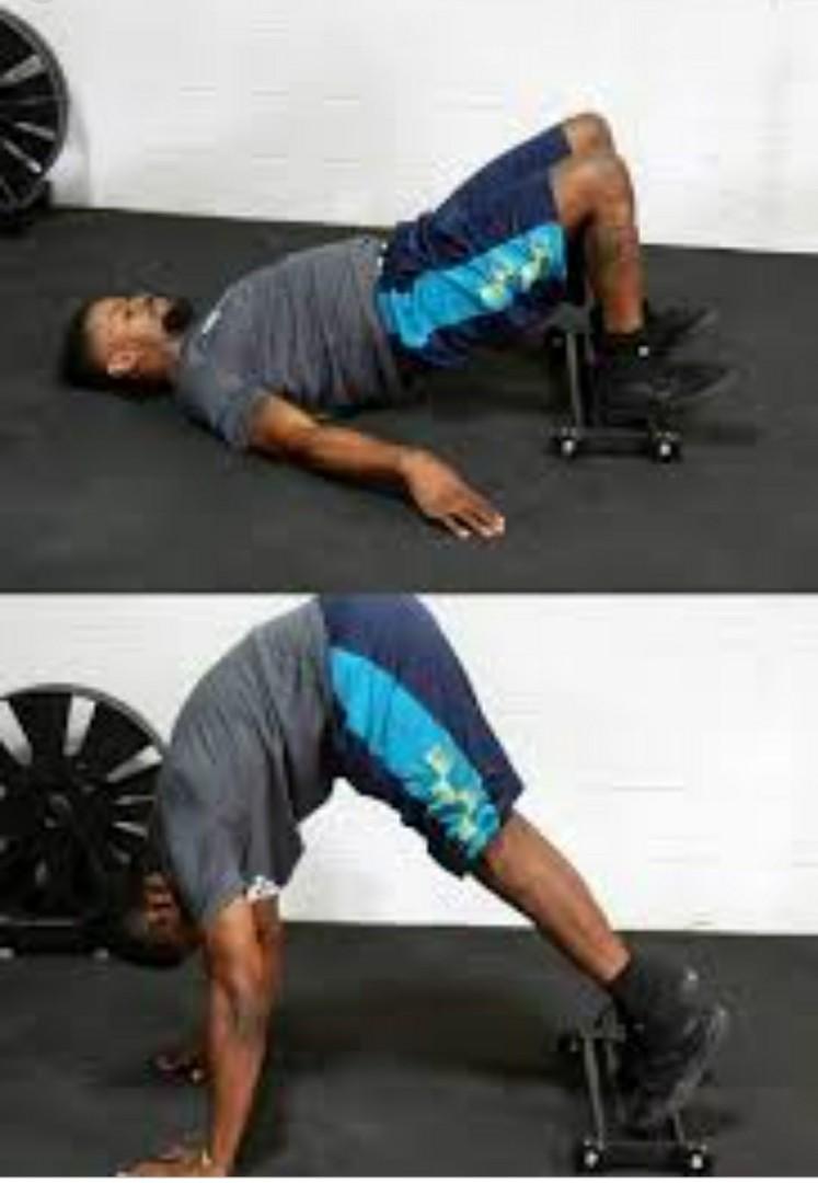 Glute hamstring glider for bodybuilding / powerlifting / recovery ...