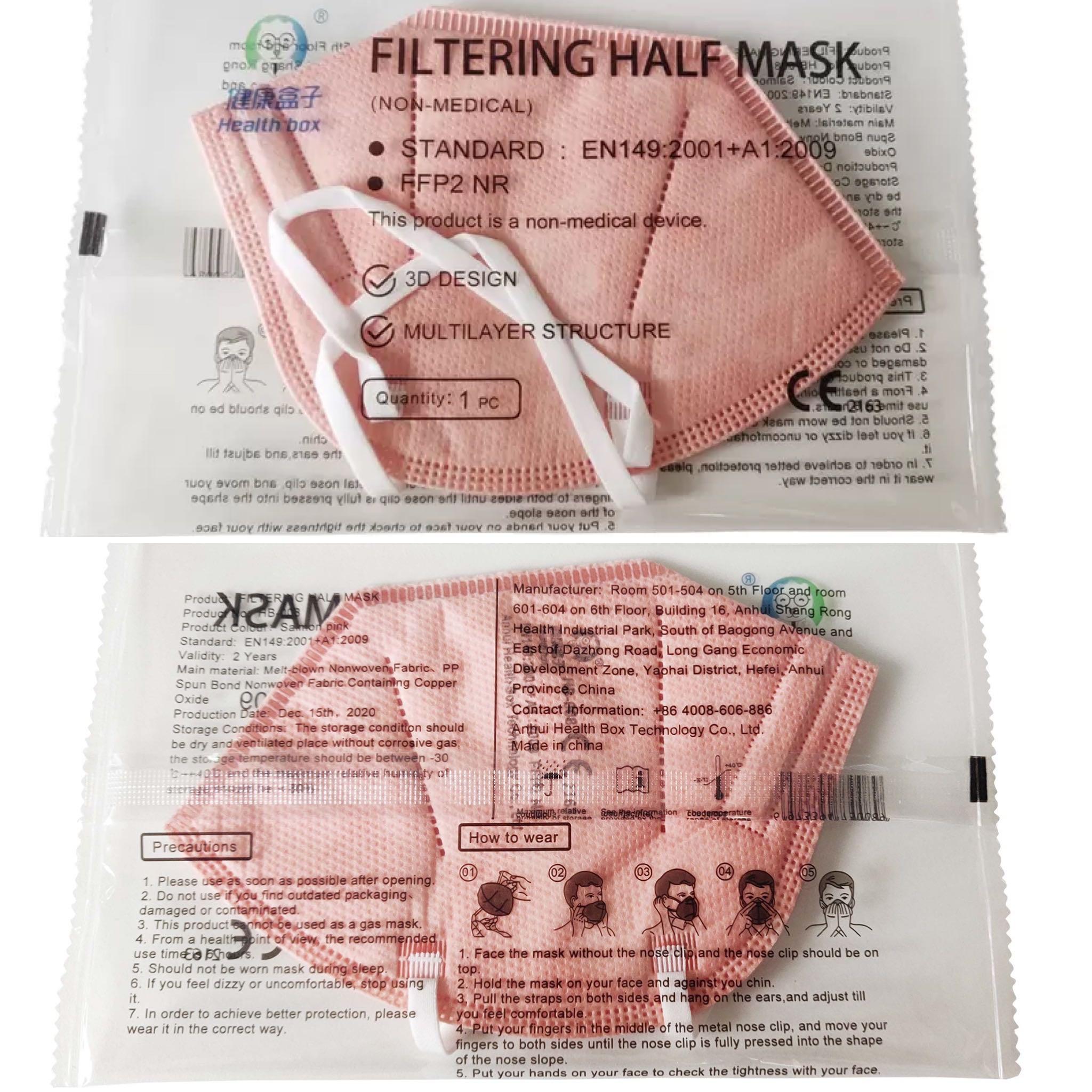Health Box Copper Oxide Mask, Health & Nutrition, Face Masks & Face ...