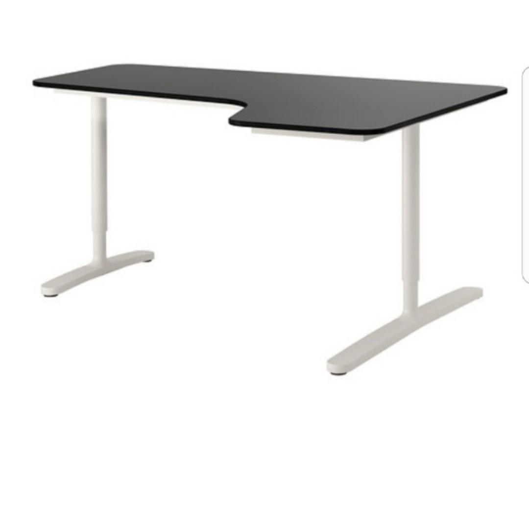 Ikea Bekant Office Table, Furniture & Home Living, Furniture, Tables ...