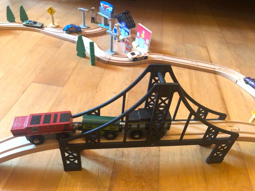 IKEA Lillabo train set with rail, Hobbies & Toys, Toys & Games on Carousell