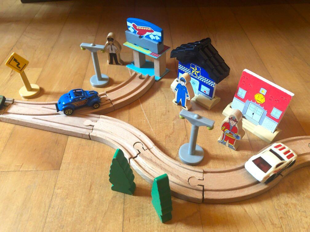 IKEA Lillabo train set with rail, Hobbies & Toys, Toys & Games on Carousell