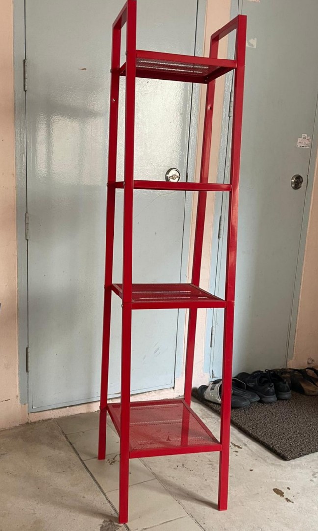 Ikea red rack, Furniture & Home Living, Furniture, Shelves, Cabinets ...