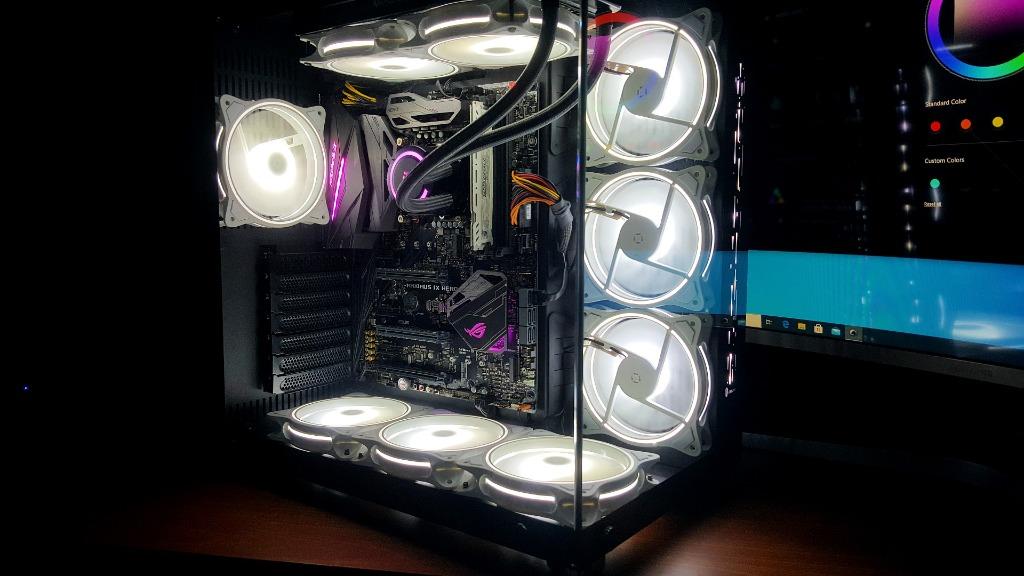 Intel i7 7th Gen with Asus ROG Maximus 9 Hero / ID Cooling AIO ...