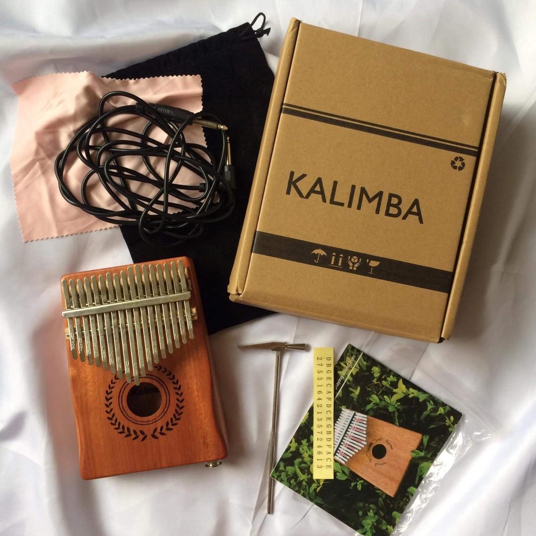 3-in-1 Kimi Kalimba & Acoustic Wooden Kalimba with Boya BY-M1 Lavalier ...