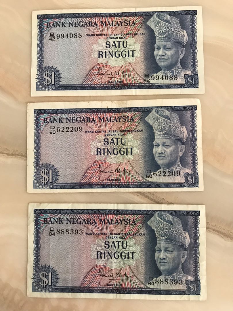 Malaysia Ringgit OLD Note, Hobbies & Toys, Memorabilia & Collectibles ...