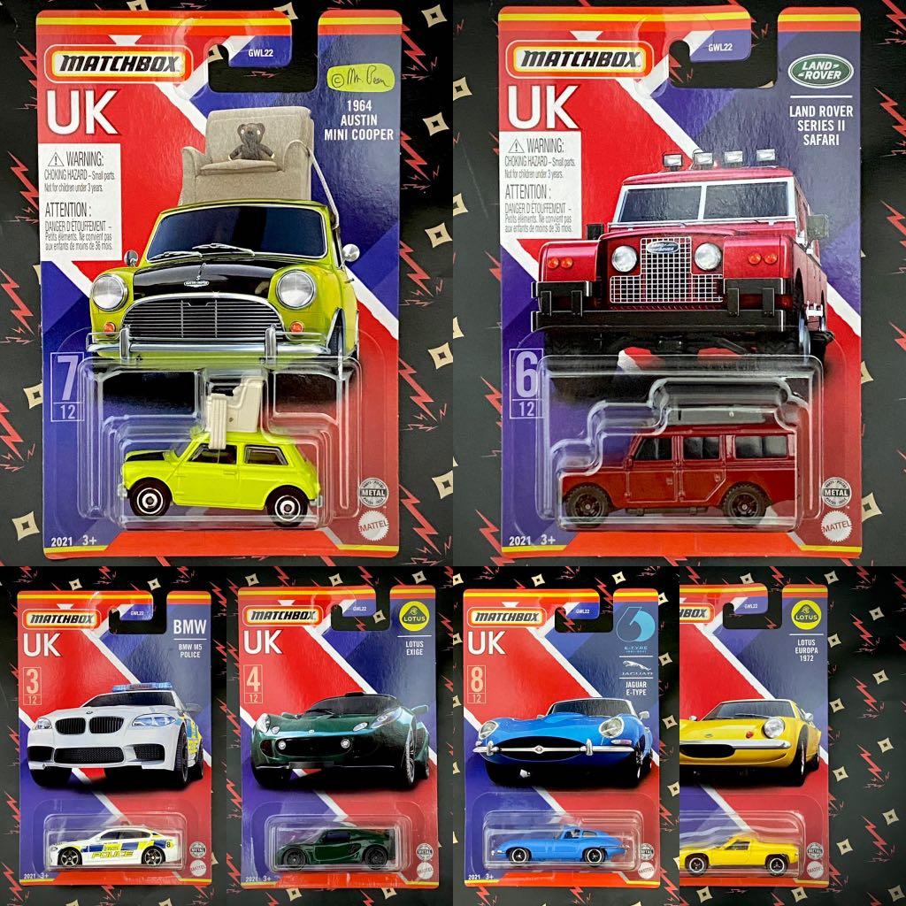 Matchbox UK Batch 2 - set of 6 cars by individual > How Wheels size ...