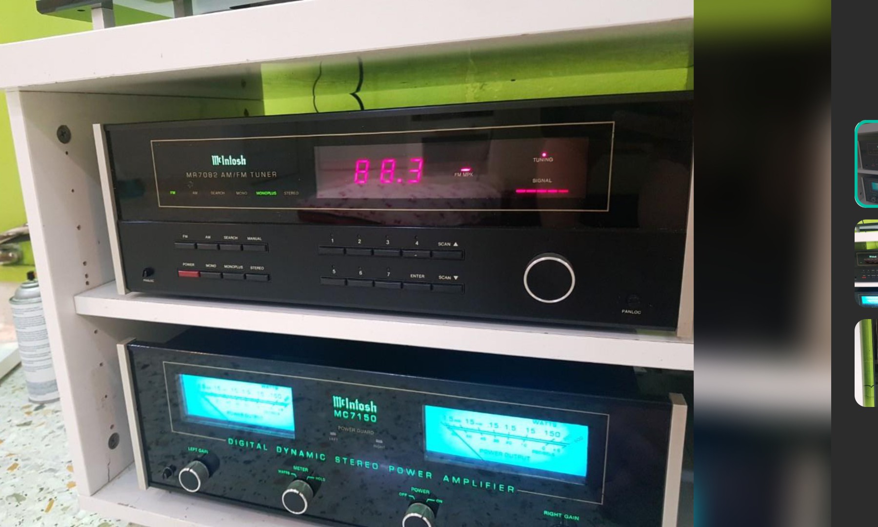 McIntosh mr 7082 fm tuner, Audio, Portable Music Players on Carousell