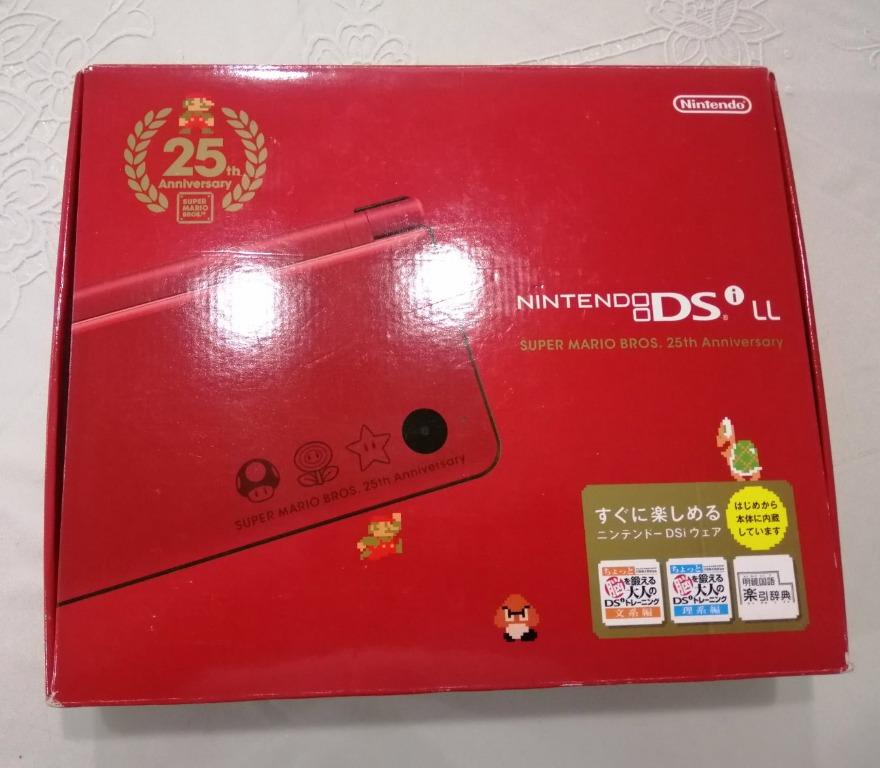 Nintendo DSi LL Super Mario Bros. 25th Anniversary Limited Edition, Video Gaming, Video Game ...