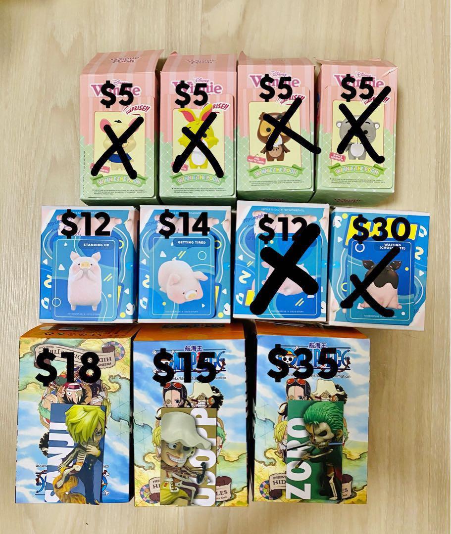 Part 2 assorted blind boxes farmer bob shinwoo skullpanda one piece ...