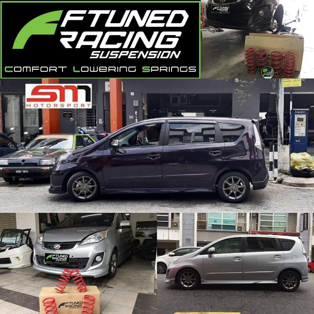 Perodua Alza FTuned Racing CLS Sport Lowered Spring F-Tuned, Auto ...