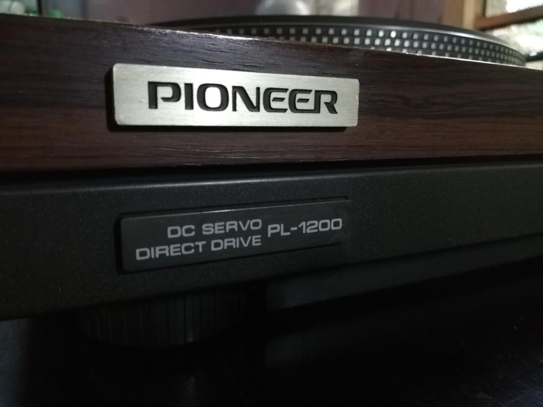 Pioneer Turntable PL1200 DC Cervo Direct Drive Vinyl Record Player ...