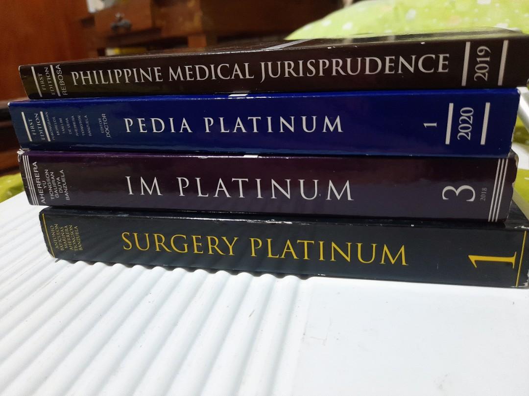Set of Platinum Books 📚 (IM, Pedia, Surgery), Hobbies & Toys, Books & Magazines, Textbooks on ...