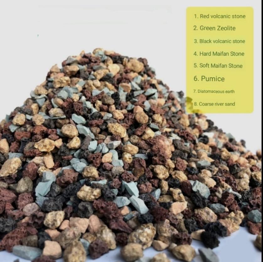 Potting soil/Rainbow Stones/Rocks/Soil and Lecca Clay Balls for ...