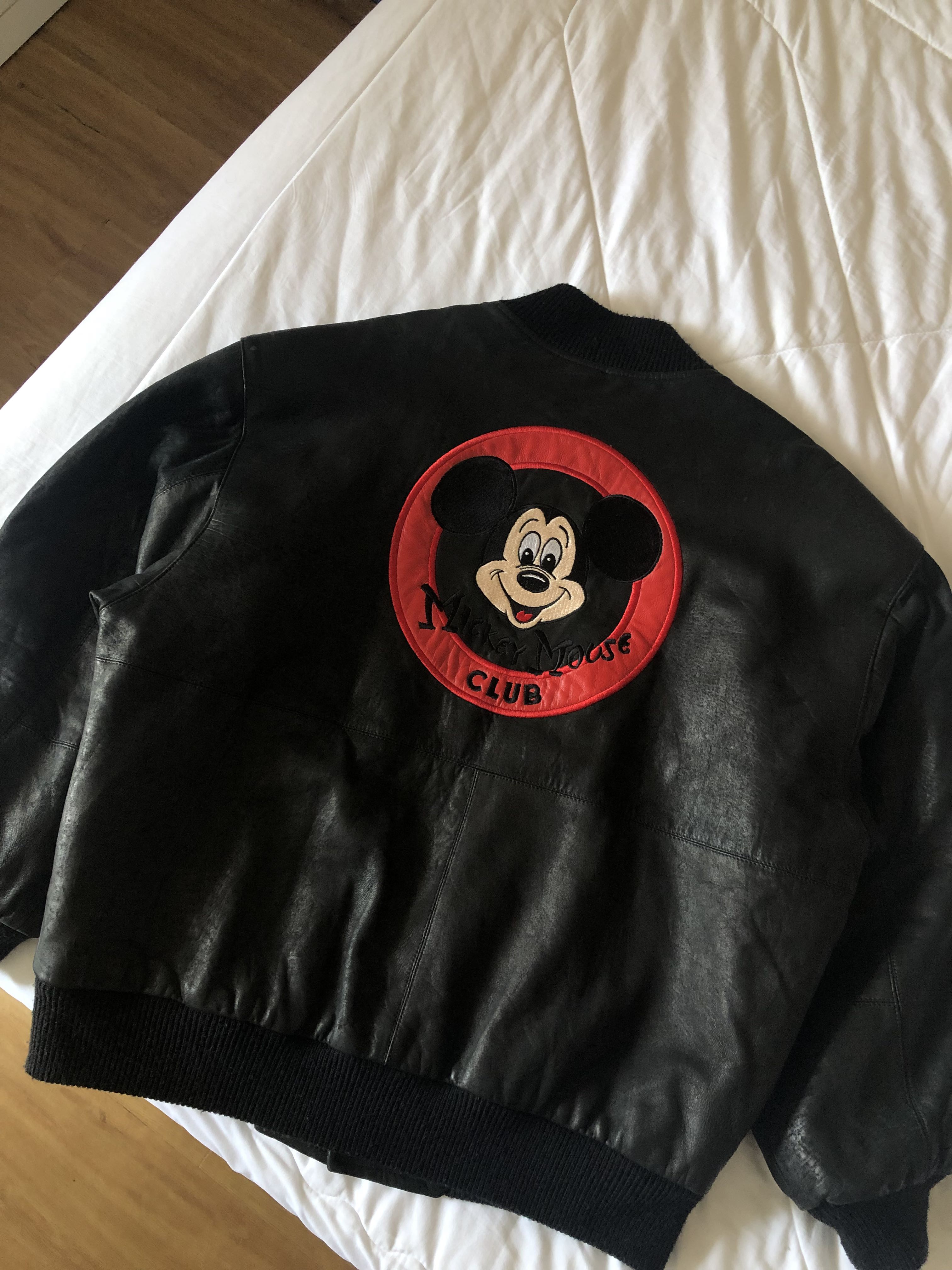 Rare Vintage Walt Disney Gallery Mickey Mouse Club Oversized Leather ...