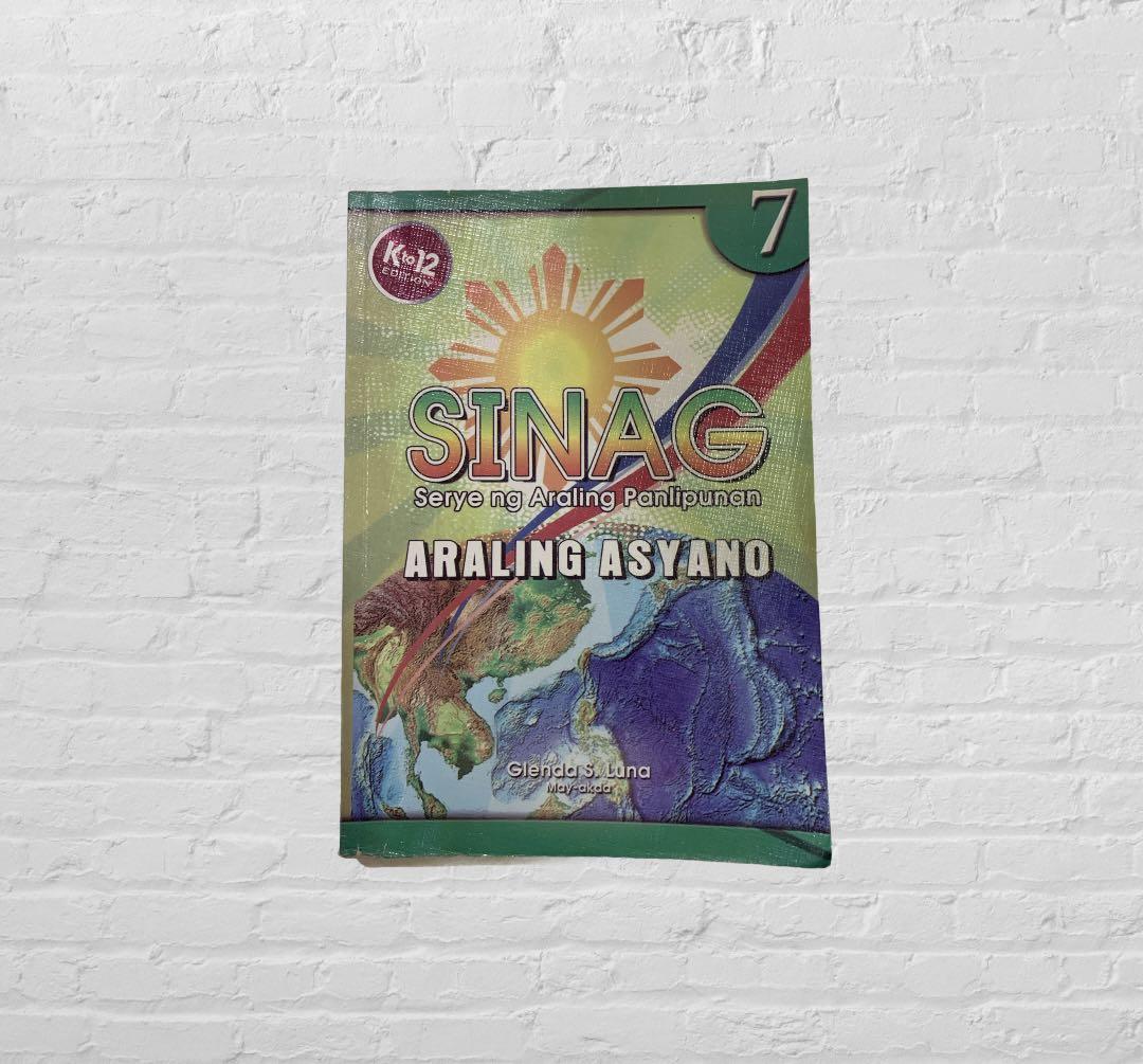 SINAG 7: Serye ng Araling Panlipunan (Araling Asyano) Grade 7 textbook ...