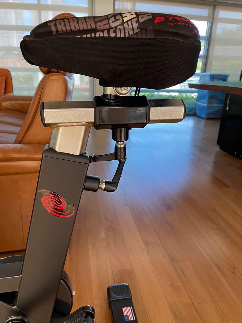 Stationary spin bike vortex v1000 - fitness endurance machine, Sports ...