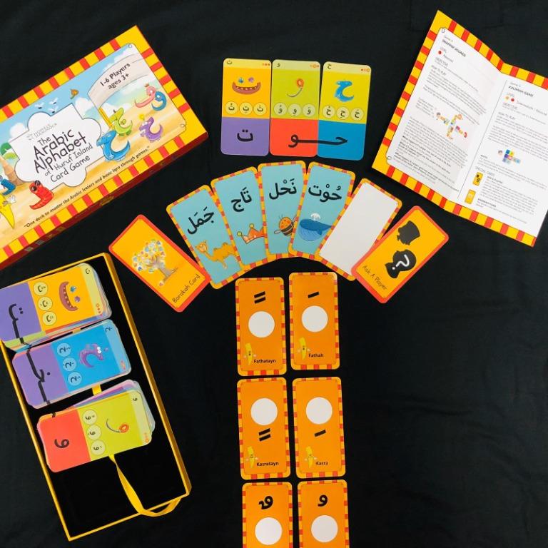 The Arabic Alphabet of Huruf Island Card Game, Hobbies & Toys, Books ...