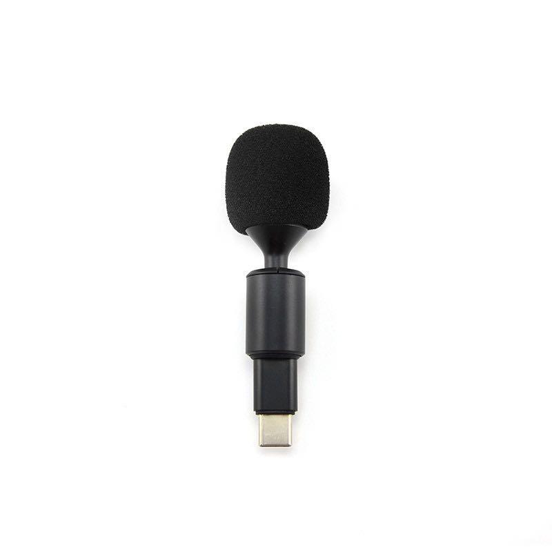 USB-C microphone with wind muff, Audio, Microphones on Carousell