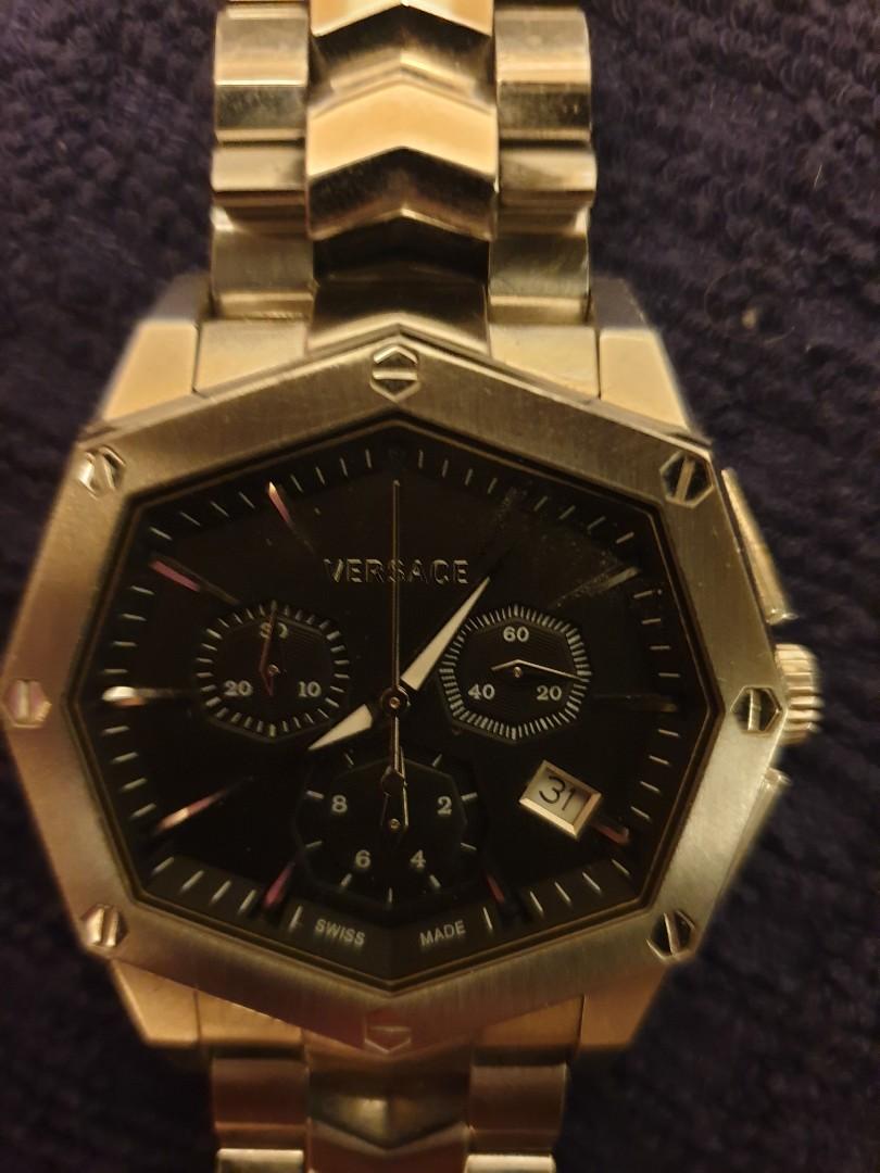 Versace Atelier Octagon BEST FINAL OFFER, Luxury, Watches on Carousell