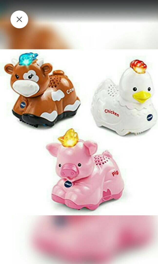 Vtech go go smart animals pig, cow, chicken, Hobbies & Toys, Toys ...
