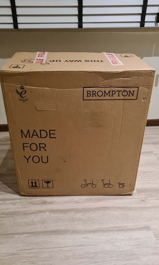 WTS Empty Brompton Box, Furniture & Home Living, Home Improvement ...