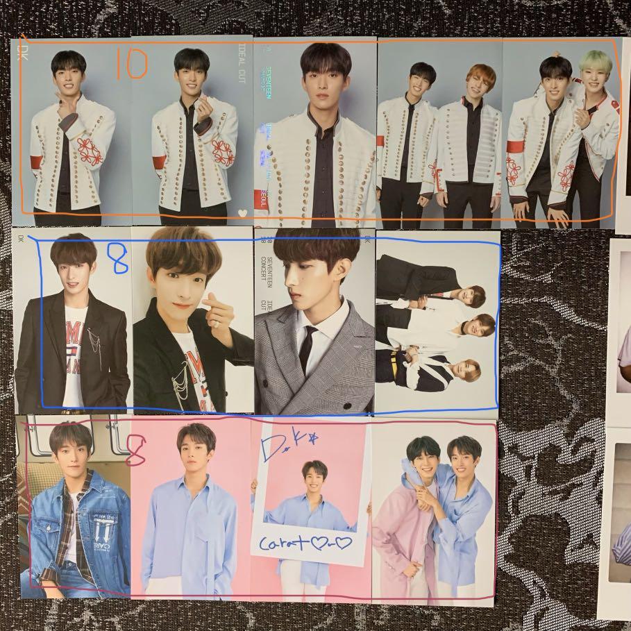 (wts) SEVENTEEN DK DOKYEOM SEOKMIN CONCERT TRADING CARD POLAROID ...