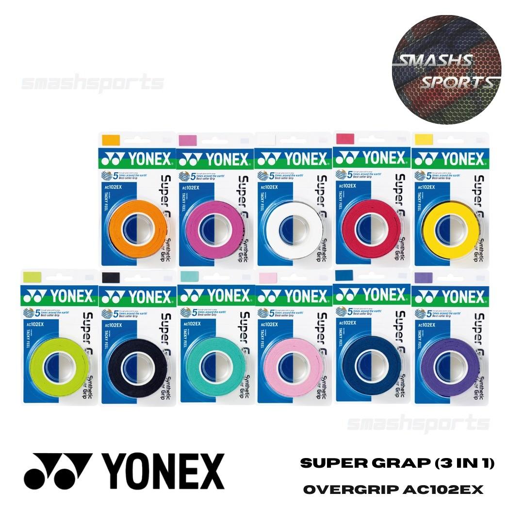 Yonex AC102EX Overgrip, Sports Equipment, Sports & Games, Racket & Ball ...
