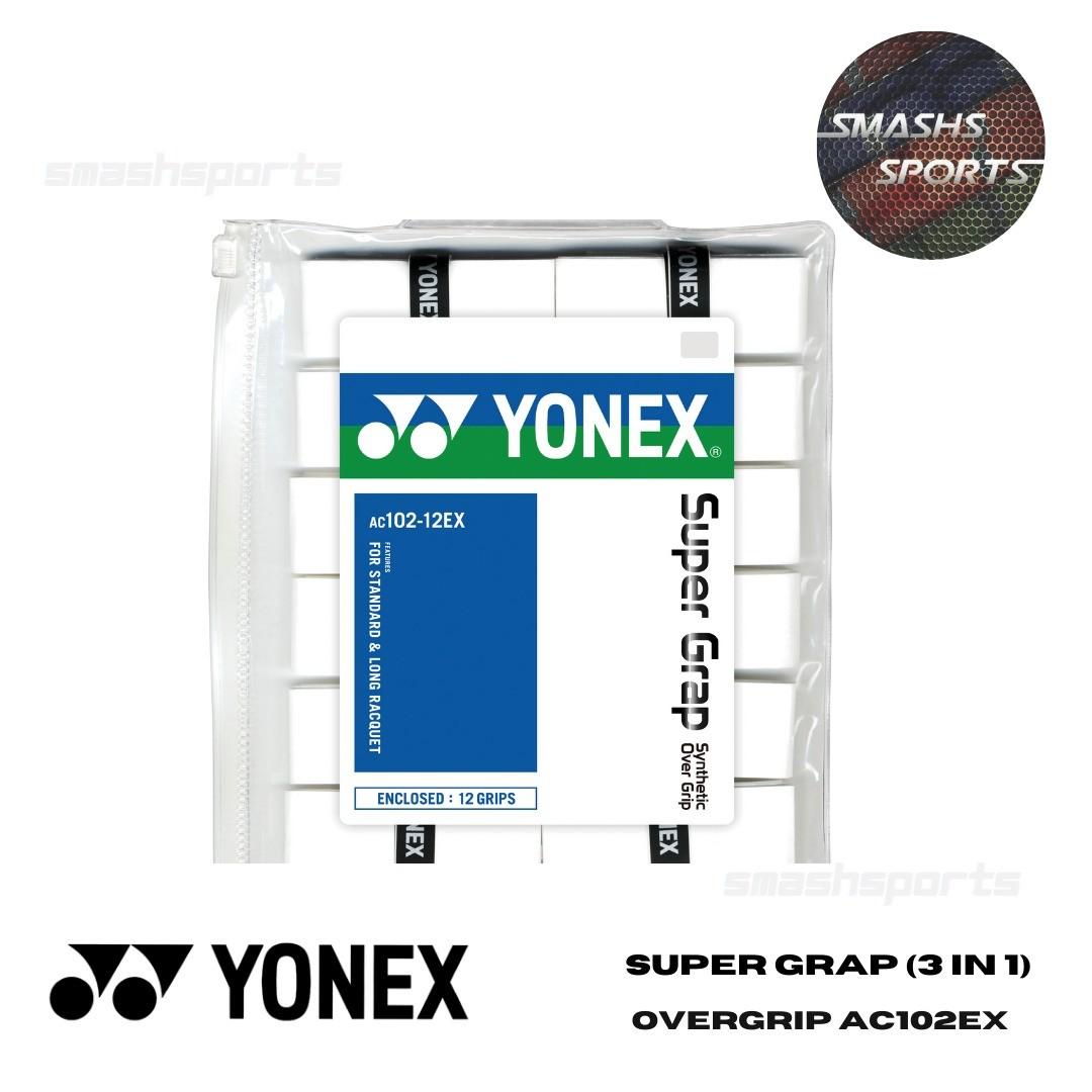 Yonex AC102EX Overgrip, Sports Equipment, Sports & Games, Racket & Ball ...